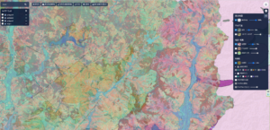 森林マップ画面